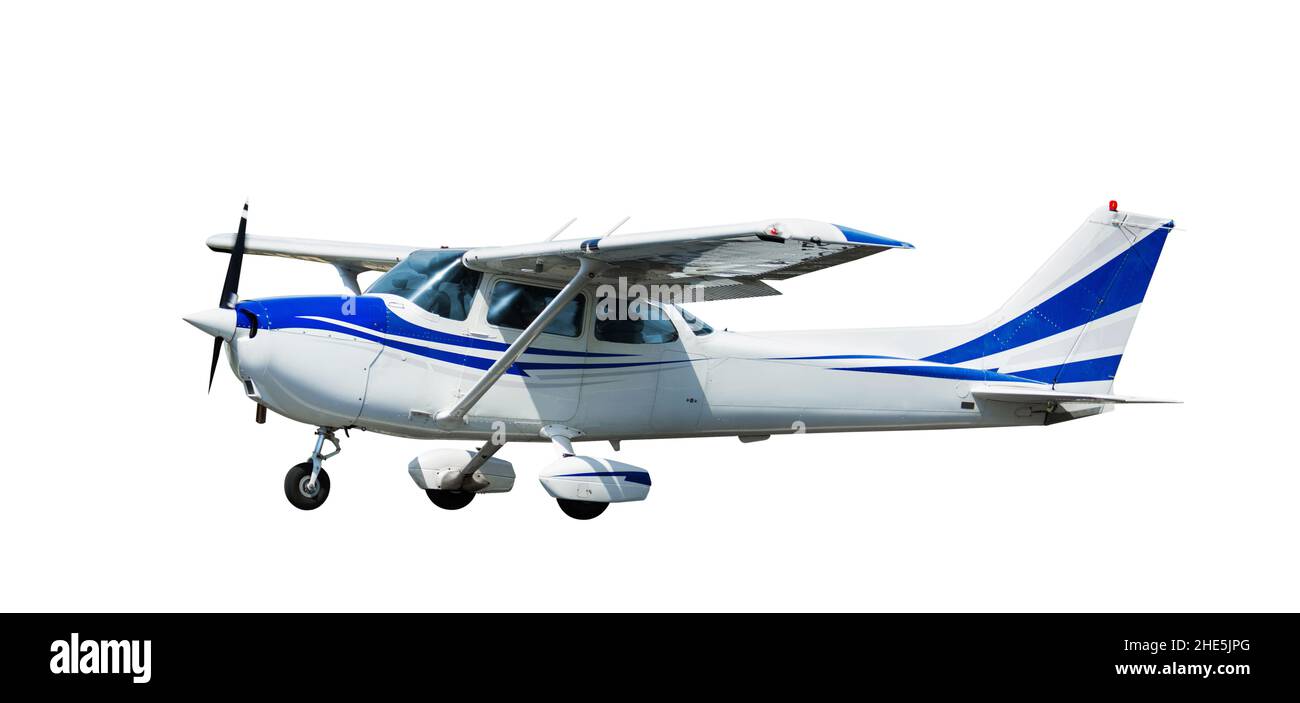 Light airplane isolated Stock Photo - Alamy