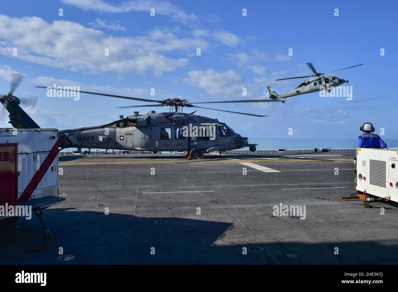 Sailors and Marines conduct humanitarian relief mission aboard USS Iwo ...