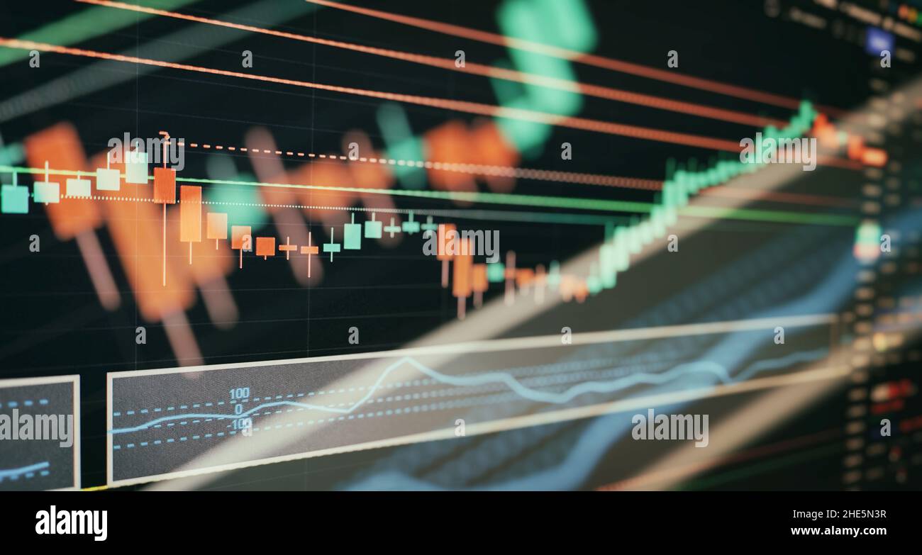 Business financial or stock market background. Business graph on stock ...