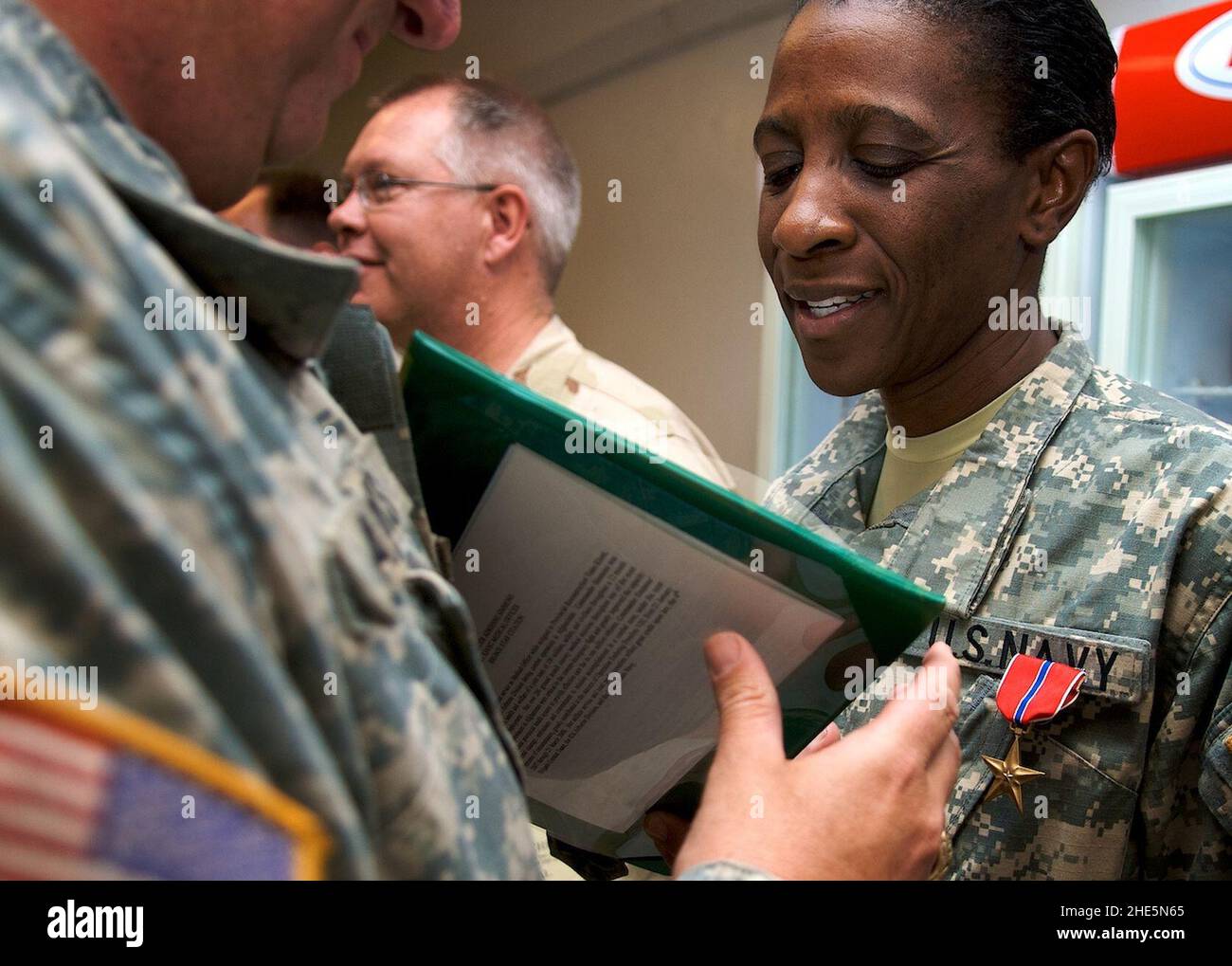 Sailors from Provincial Reconstruction Team Khost Receive Bronze Stars ...