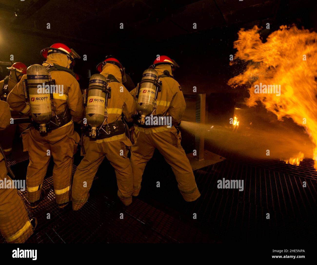 Shipboard firefighting hi-res stock photography and images - Alamy