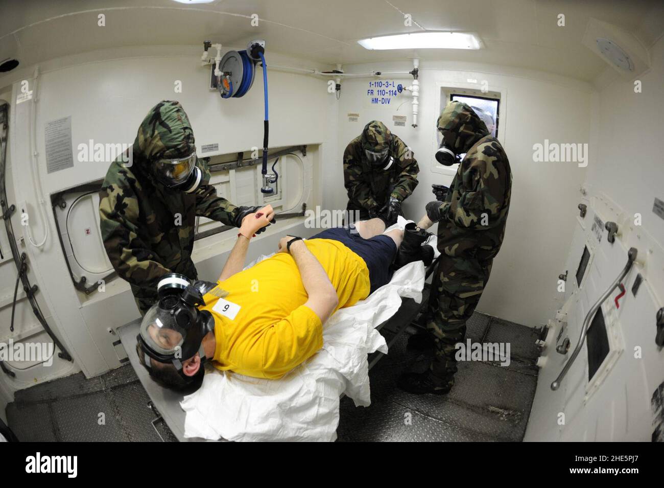 Decontamination station hi-res stock photography and images - Alamy