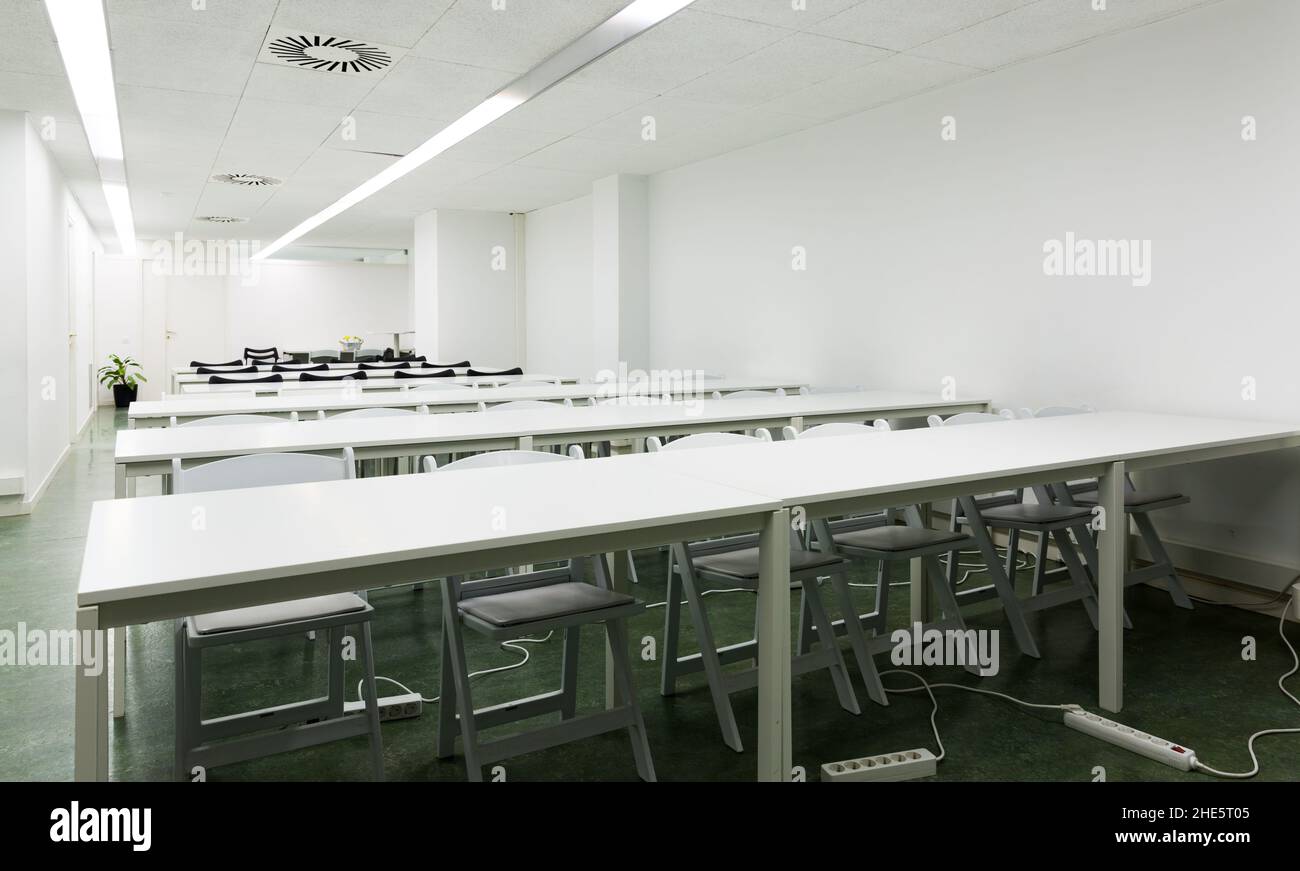Interior of coworking space Stock Photo - Alamy