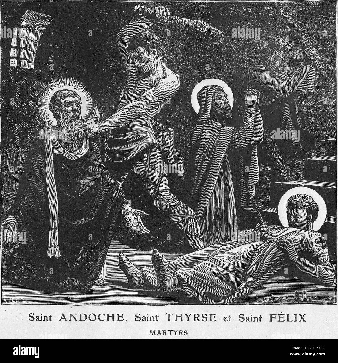 Saint thyrse hi-res stock photography and images - Alamy