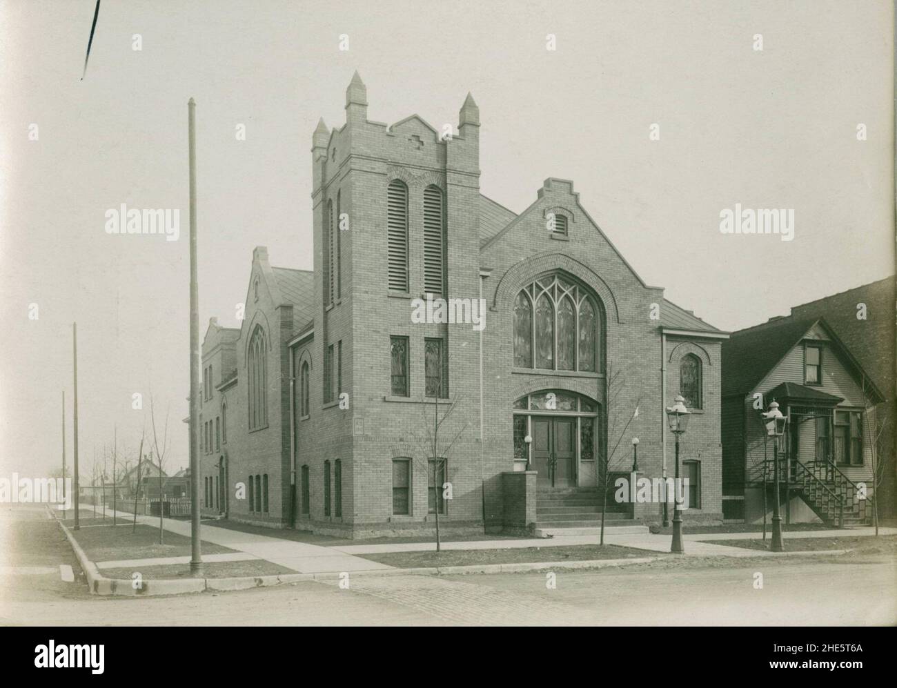 Saint Andrew Church, Chicago, 1913 Stock Photo - Alamy