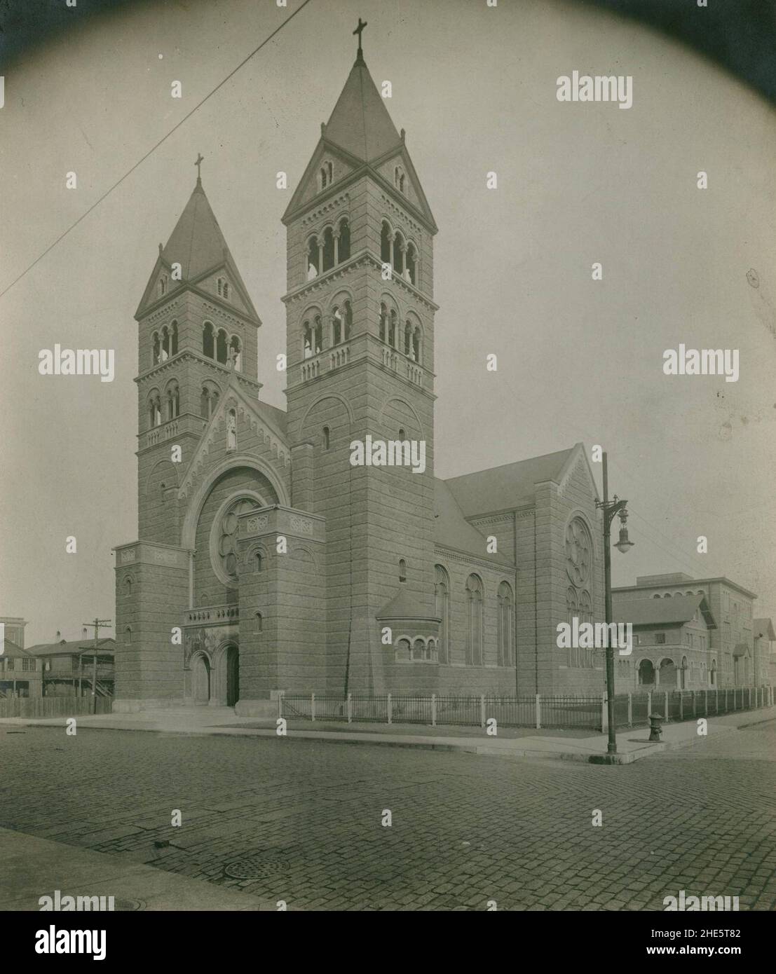 Saint Anthony Church, Chicago, 1913 Stock Photo - Alamy