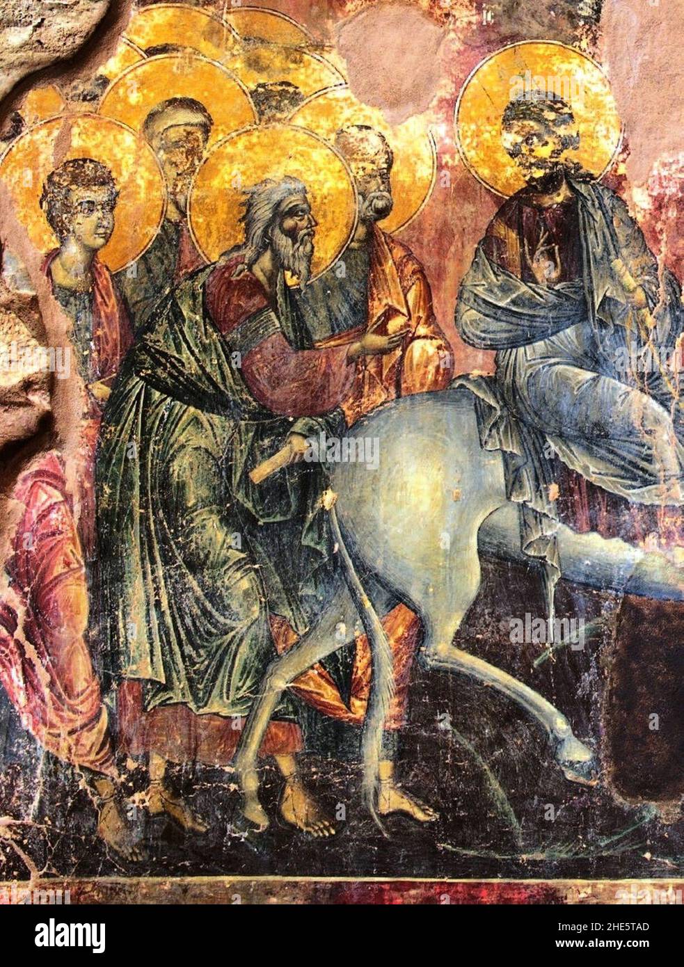 Saint Apostles Church in Kastoria, Entry in Jerusalem Detail Northern ...