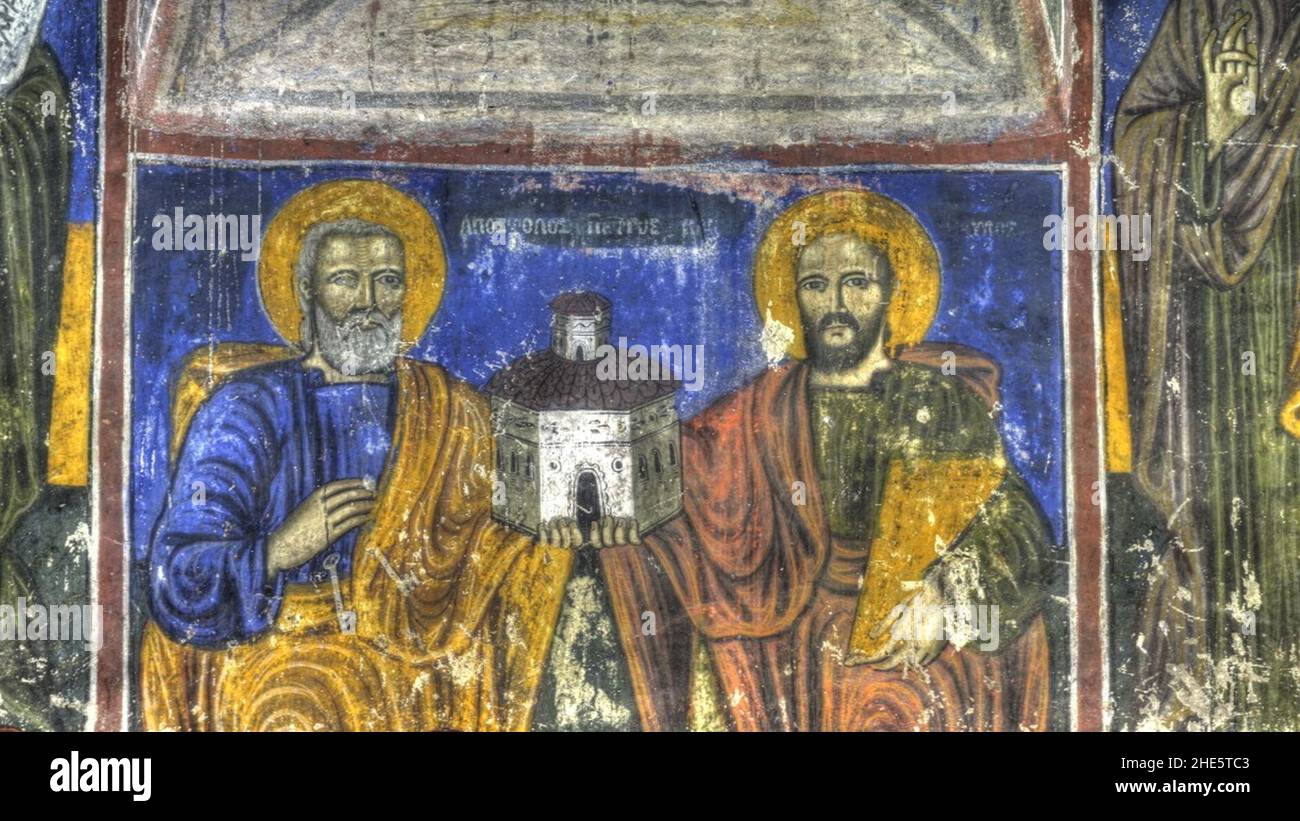 Saint Athanasius Church Angistro Sengelovo Fresco 03 Stock Photo - Alamy