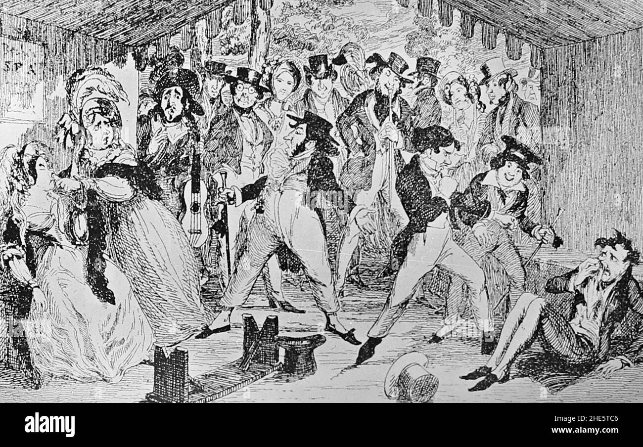 Royal Beulah Spa, London, Victorian period Stock Photo - Alamy