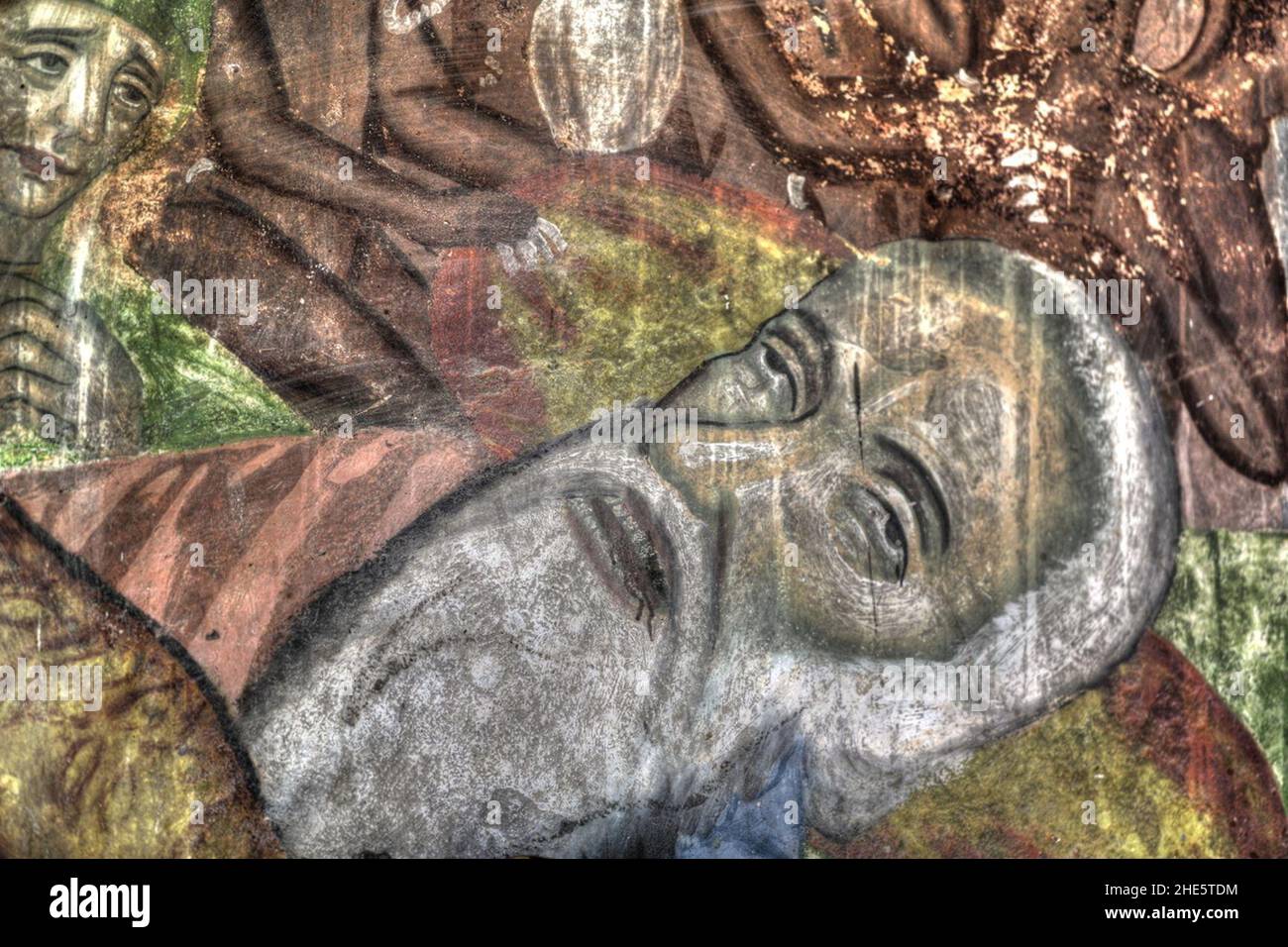 Saint Athanasius Church Angistro Sengelovo Fresco 02 Stock Photo - Alamy