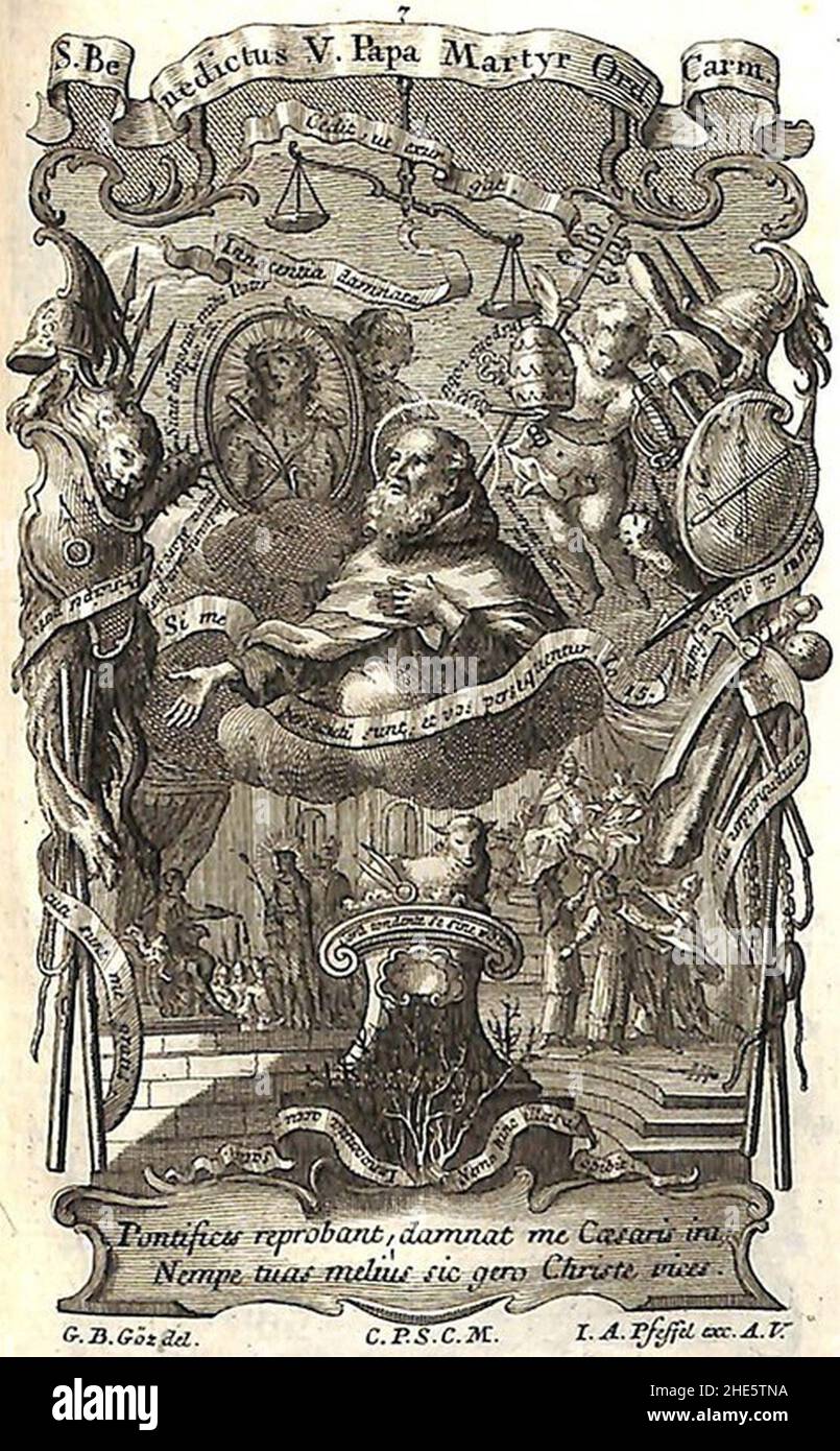 Saint Benedict-V pope Stock Photo - Alamy