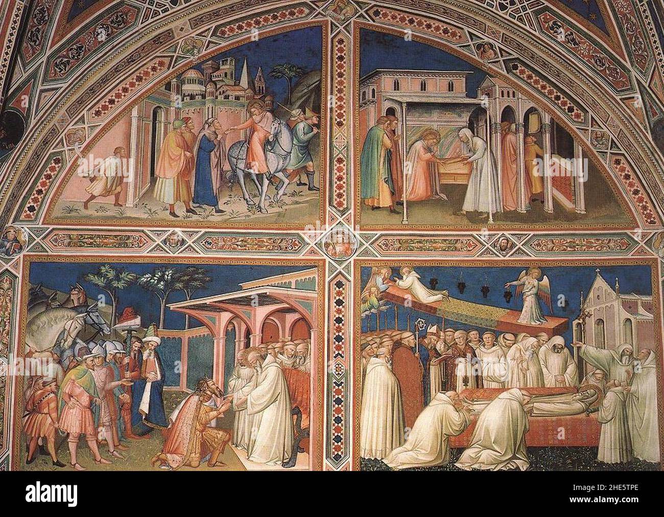 Spinello aretino benedict hi-res stock photography and images - Alamy