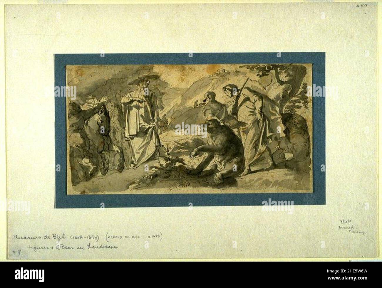 Saint Corbinian of Freising and the Bear by Cosmas Damian Asam Stock ...