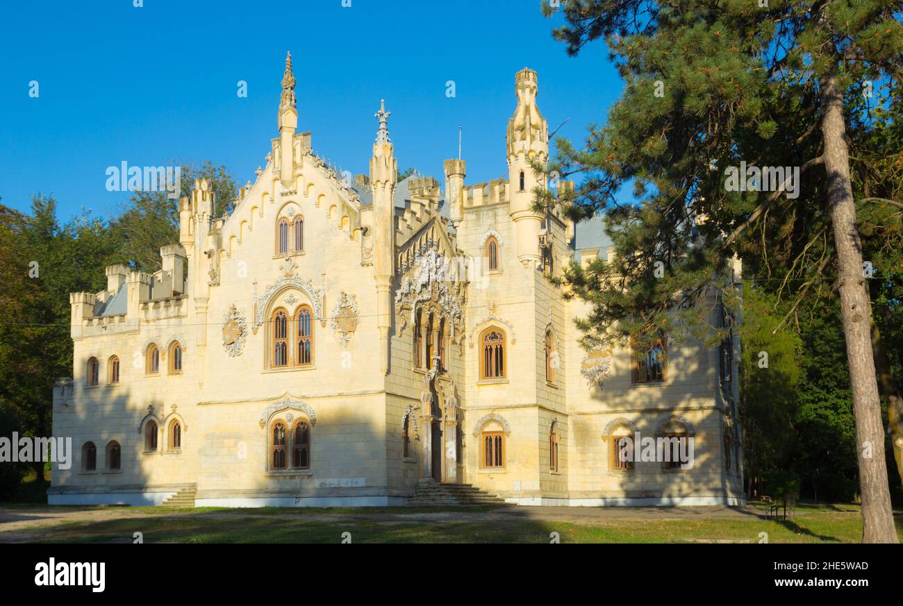 Sturdza Castle in Miclauseni, Romania Stock Photo - Alamy