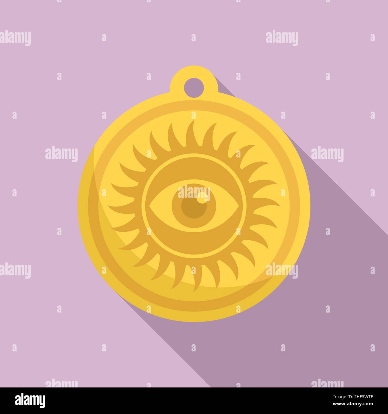 Sun eye amulet icon Stock Vector Images - Alamy
