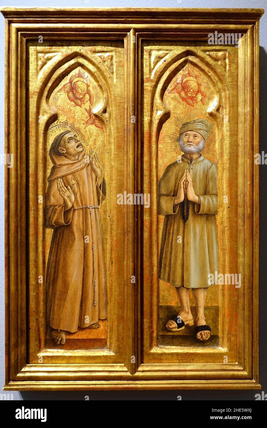 Saint Francis Receiving the Stigmata and The Blessed Andrea Gallerani ...
