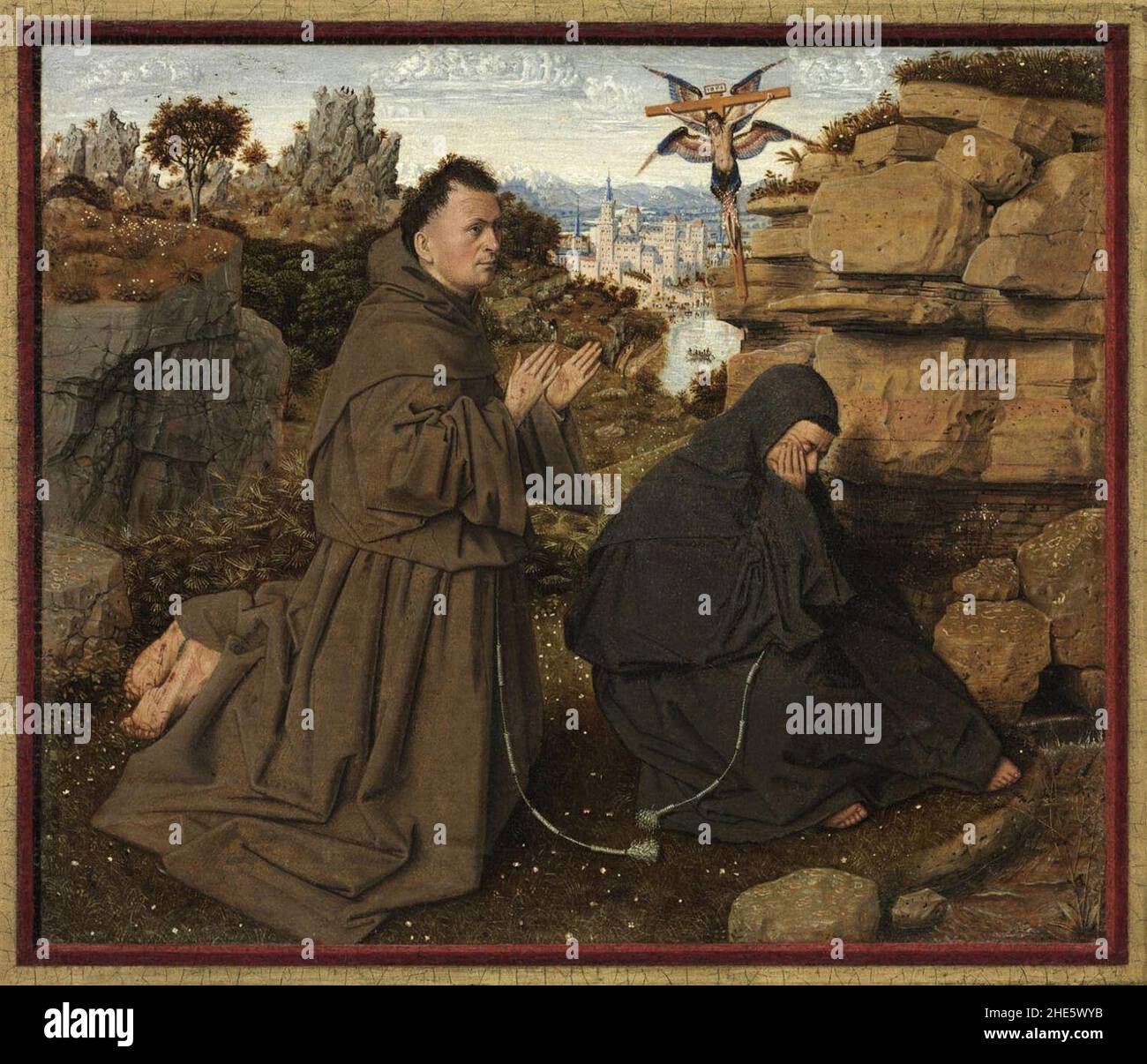 Saint Francis of Assisi Receiving the Stigmata Stock Photo - Alamy