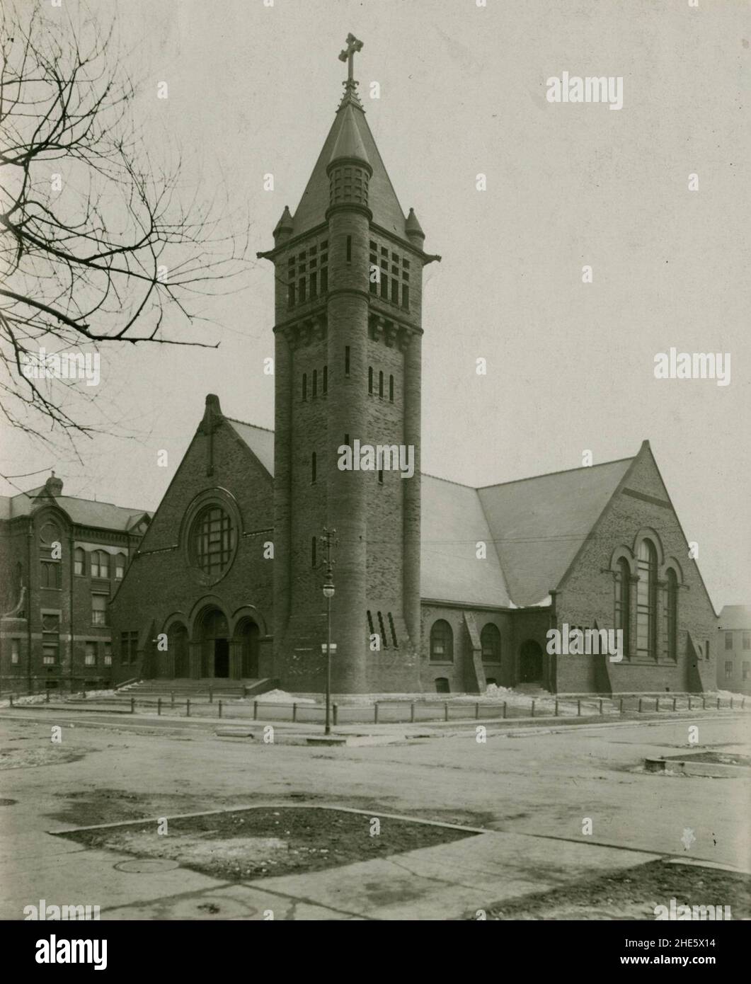 Saint Gabriel Catholic Church, Chicago, 1913 Stock Photo - Alamy