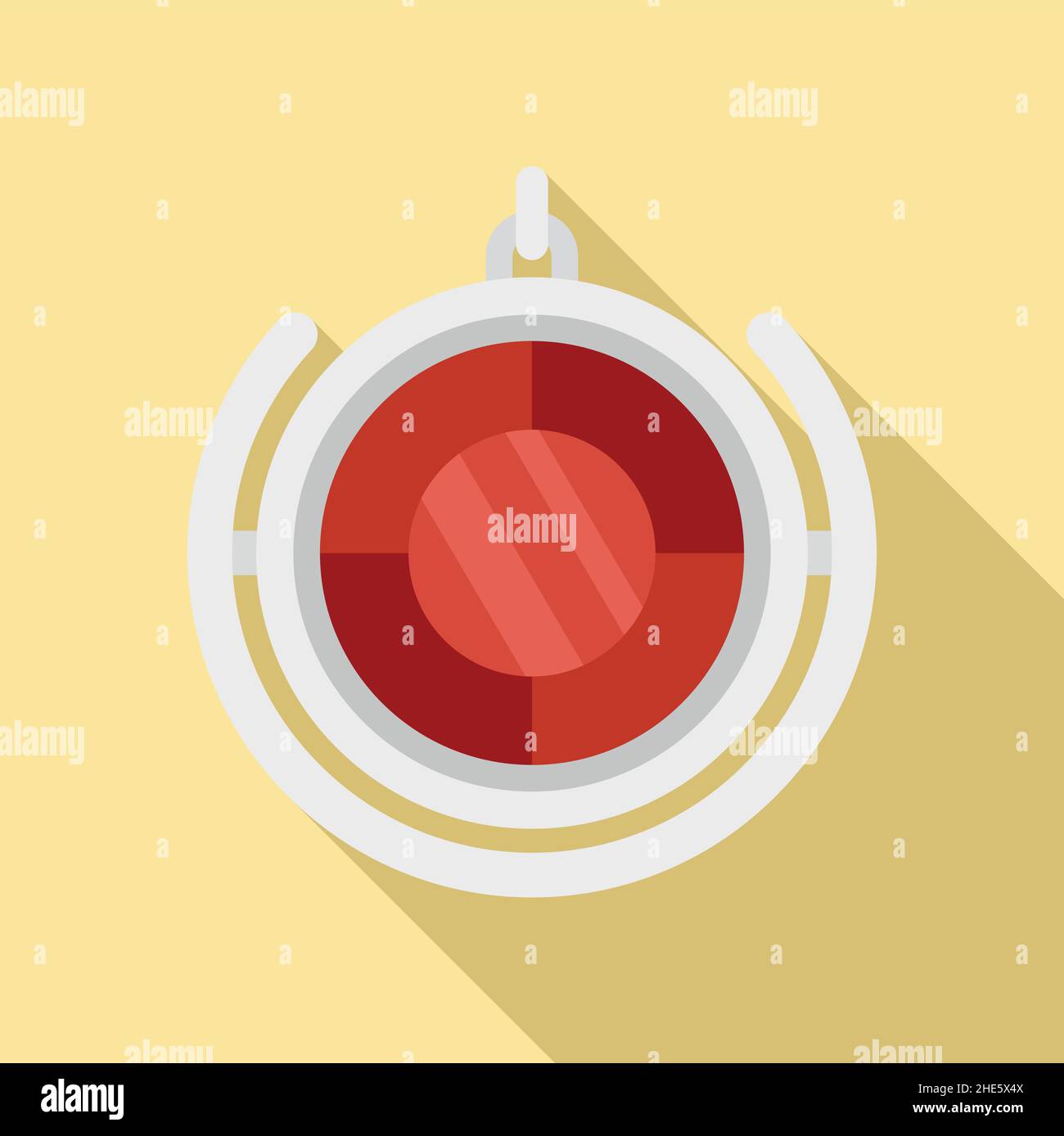 Ruby amulet icon flat vector. Esoteric bead. Mystical amulet Stock ...