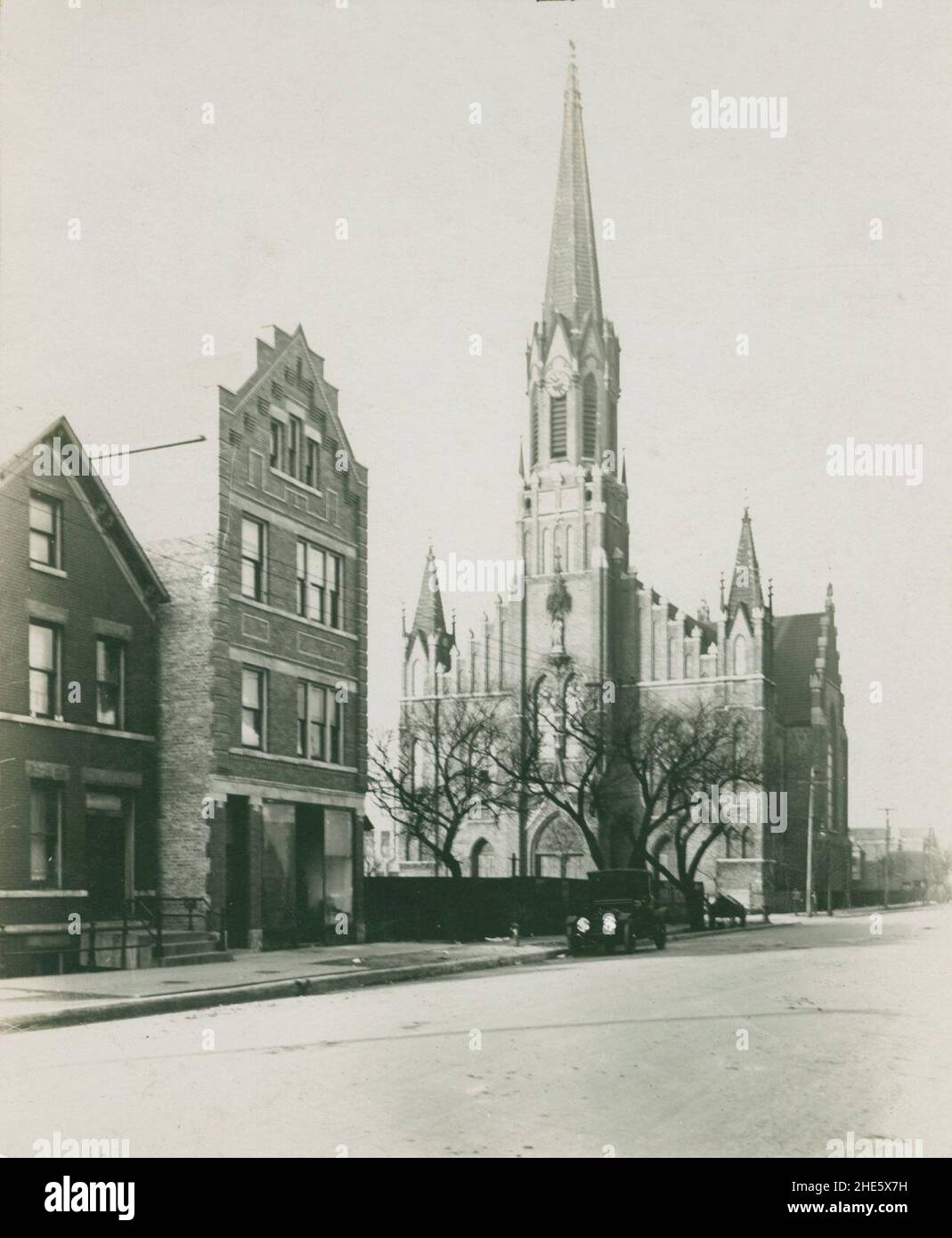Saint George Lithuanian Church, Chicago, 1913 Stock Photo - Alamy