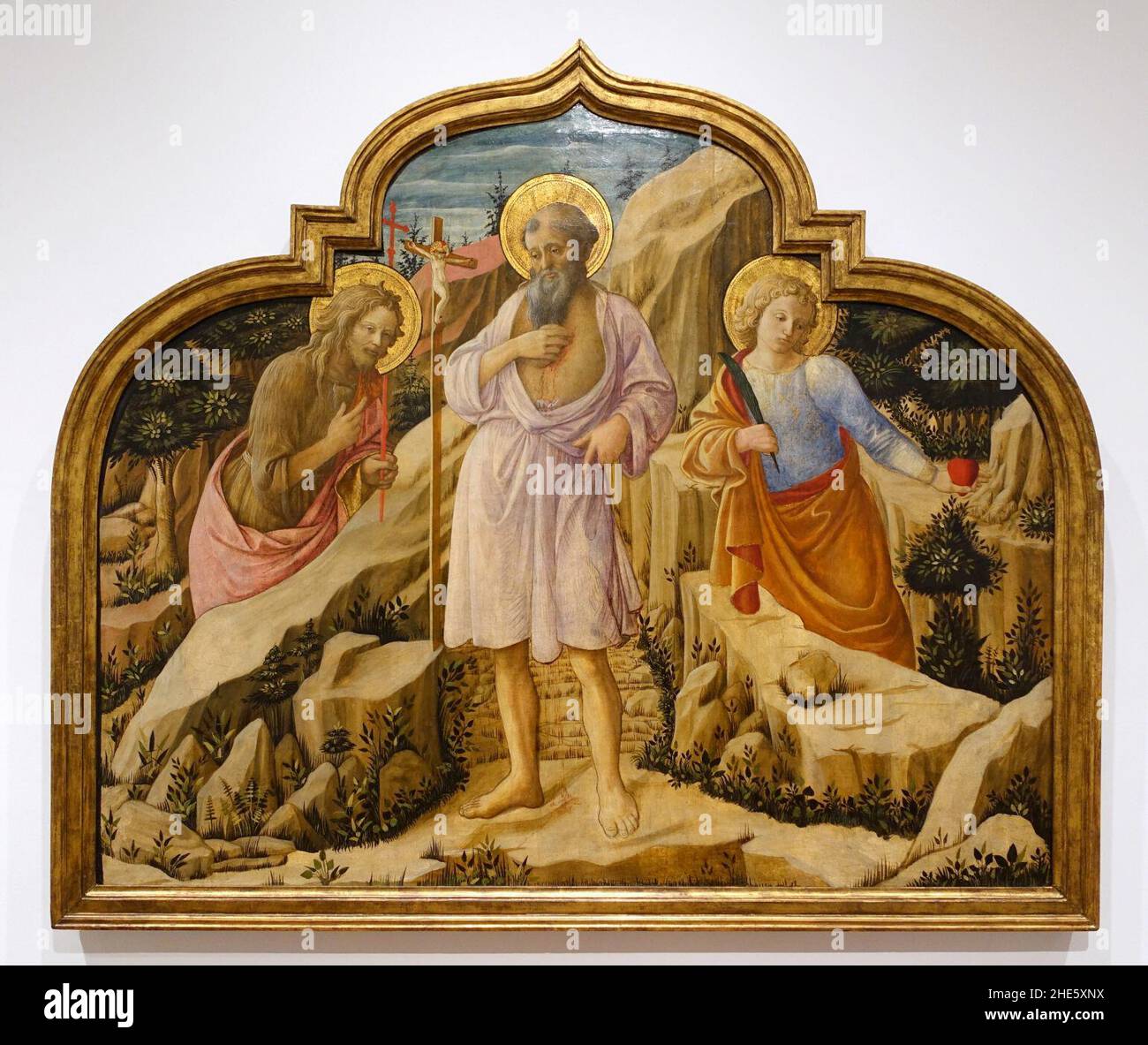 Saints john the baptist and ansanus hi-res stock photography and images ...