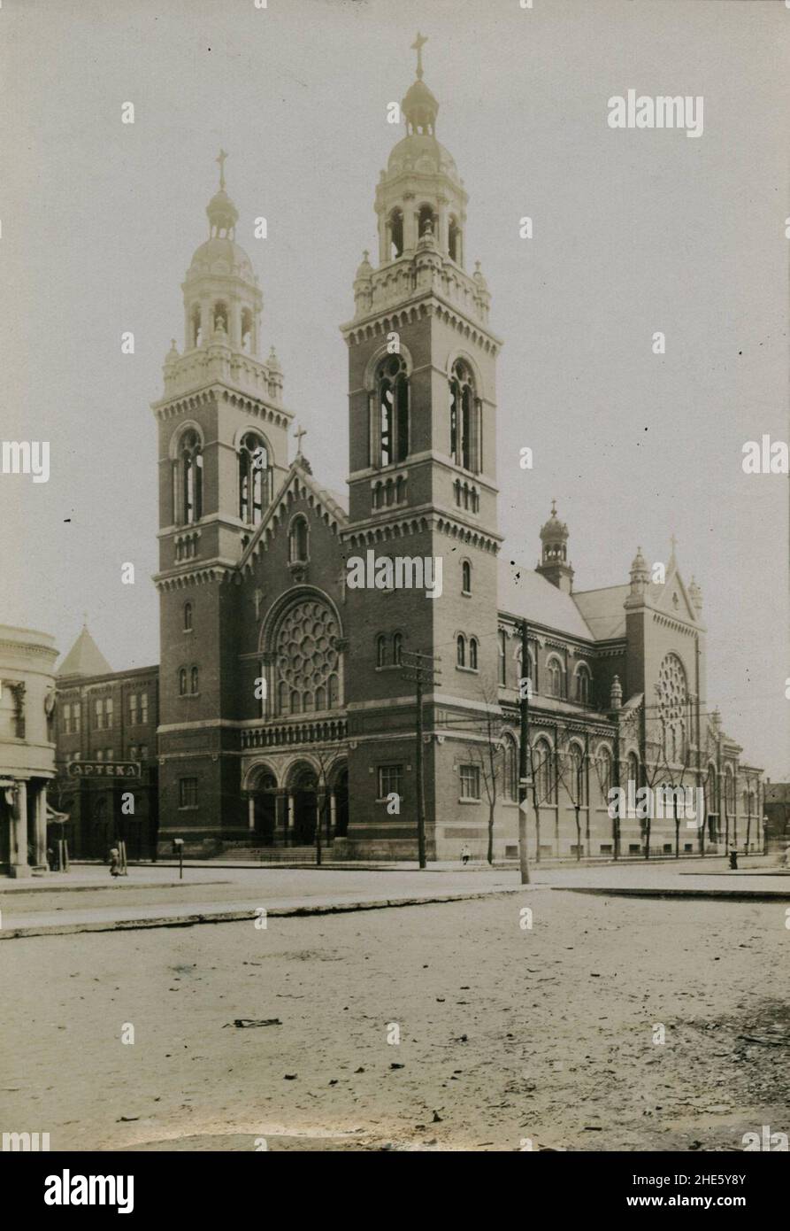 Saint Joseph Church, Chicago, 1913 Stock Photo - Alamy