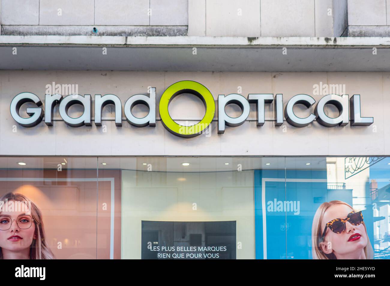 Grand optical logo hi-res stock photography and images - Alamy