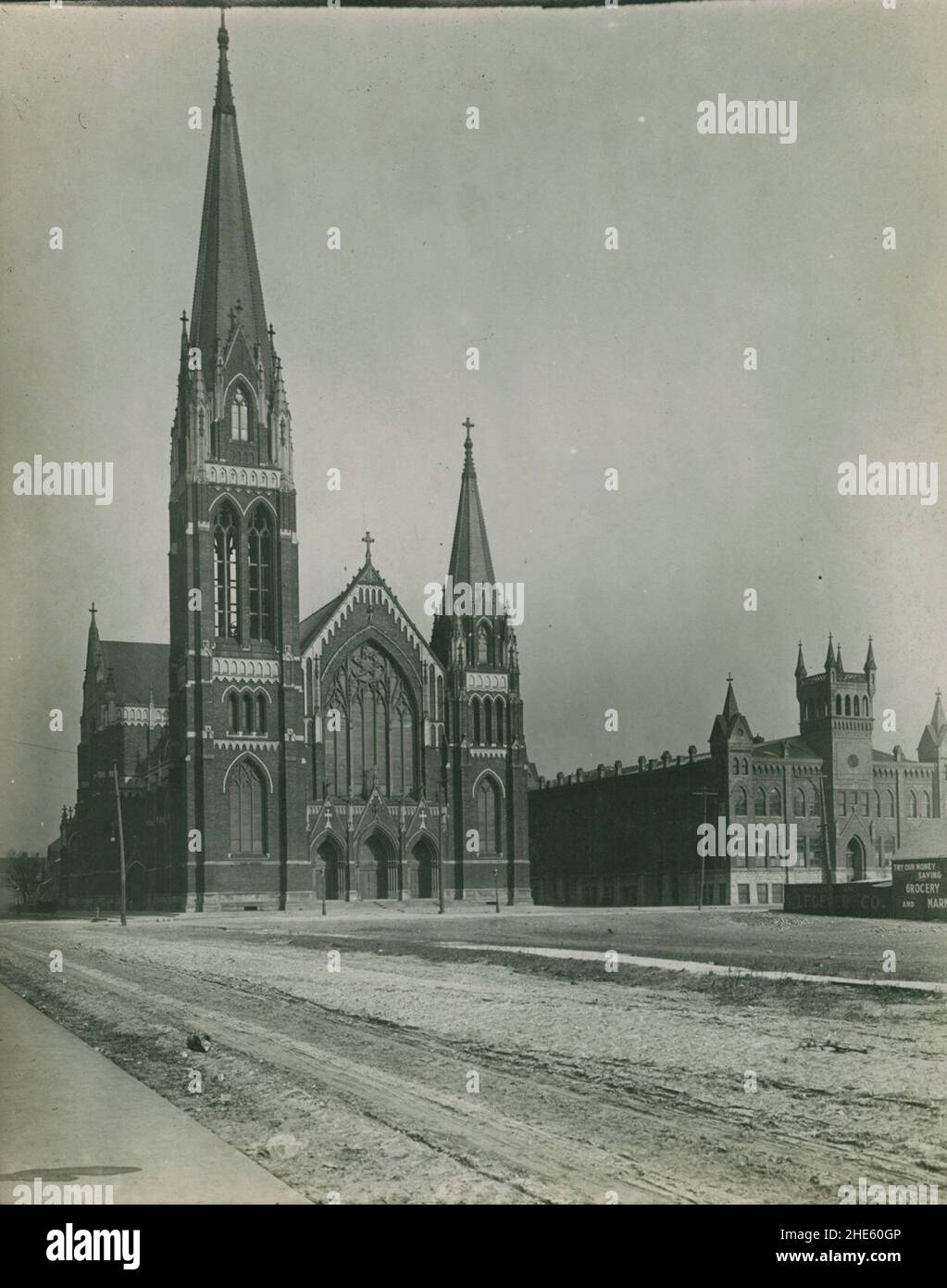 Saint Michael the Archangel Church, Chicago, 1913 Stock Photo - Alamy