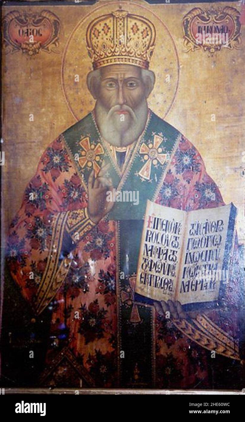 Saint nicholas icon hi-res stock photography and images - Alamy