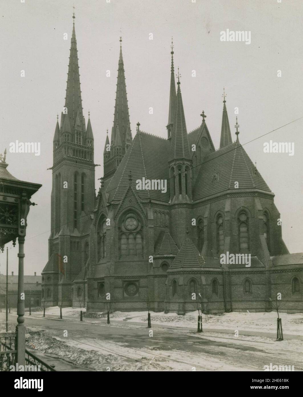 Saint Paul Catholic Church, Chicago, 1913 Stock Photo - Alamy