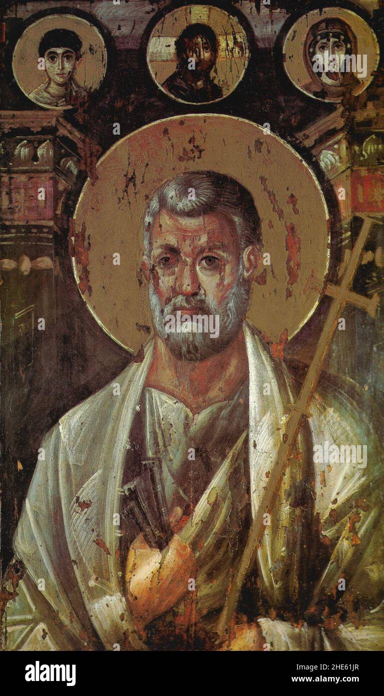 Saint Peter-Sinai (6th Century Stock Photo - Alamy