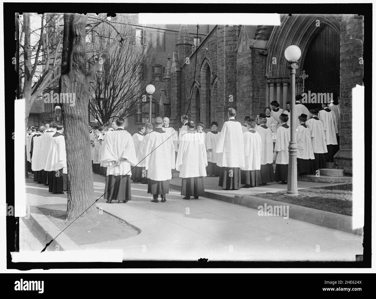 SAINT THOMAS P.E. CHURCH. CONSECRATION SERVICES. 2ND FROM LEFT, REV. DR ...