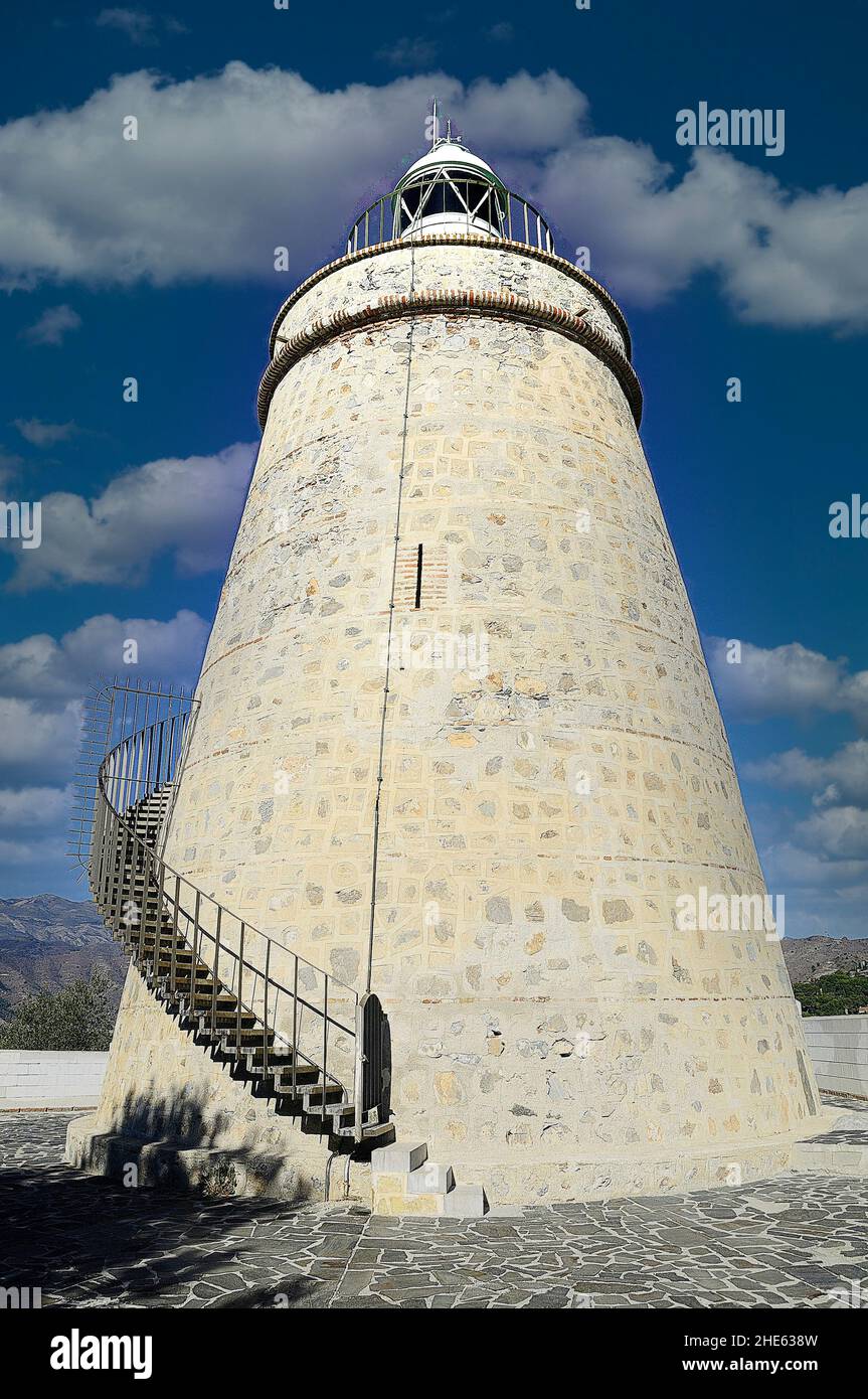 Punta Mona tower in Almunecar, Granada Stock Photo - Alamy