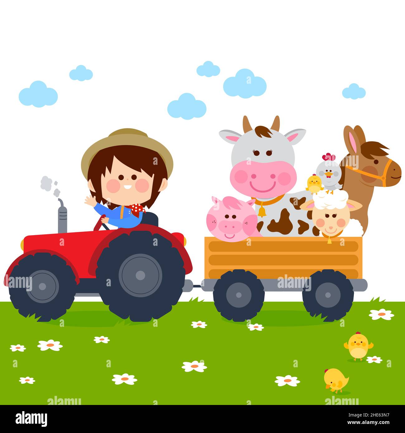 Boy carrying a pig hi-res stock photography and images - Alamy
