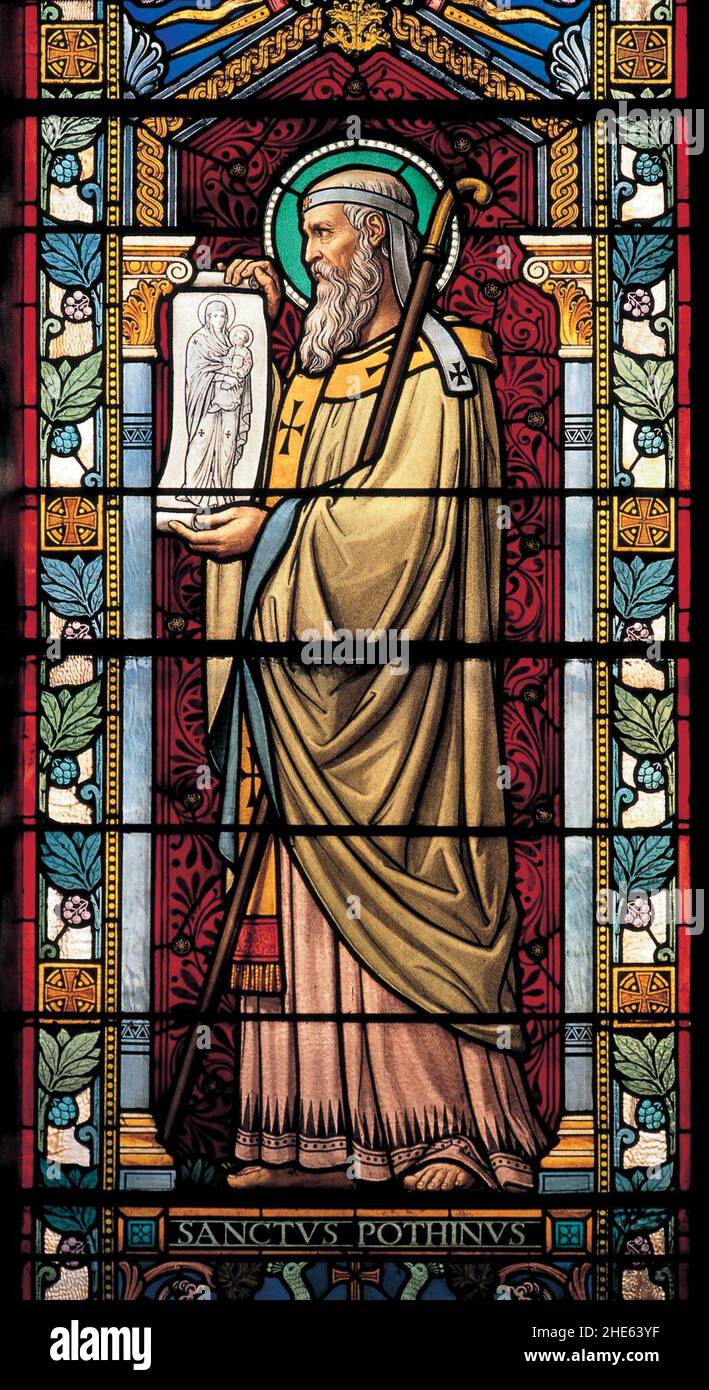 Sainte irenee saint pothin Stock Photo - Alamy