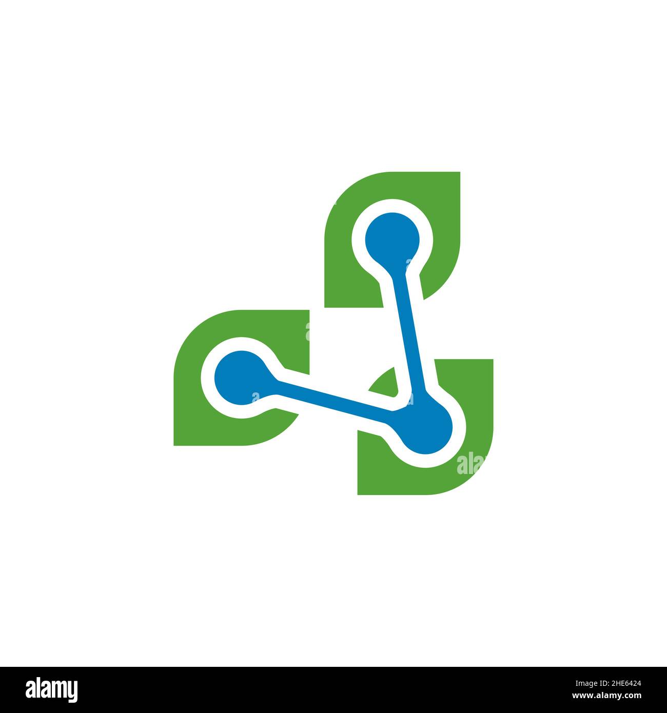 dot connection logo concept. vector illustration Stock Vector Image ...