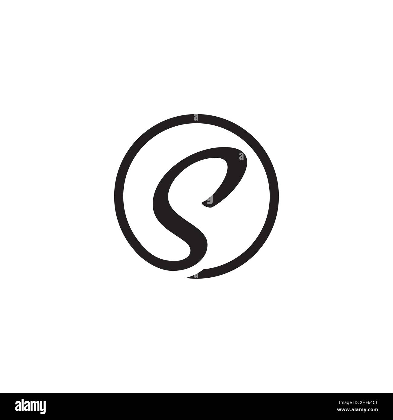 circle S logo letter design vector illustration Stock Vector Image ...