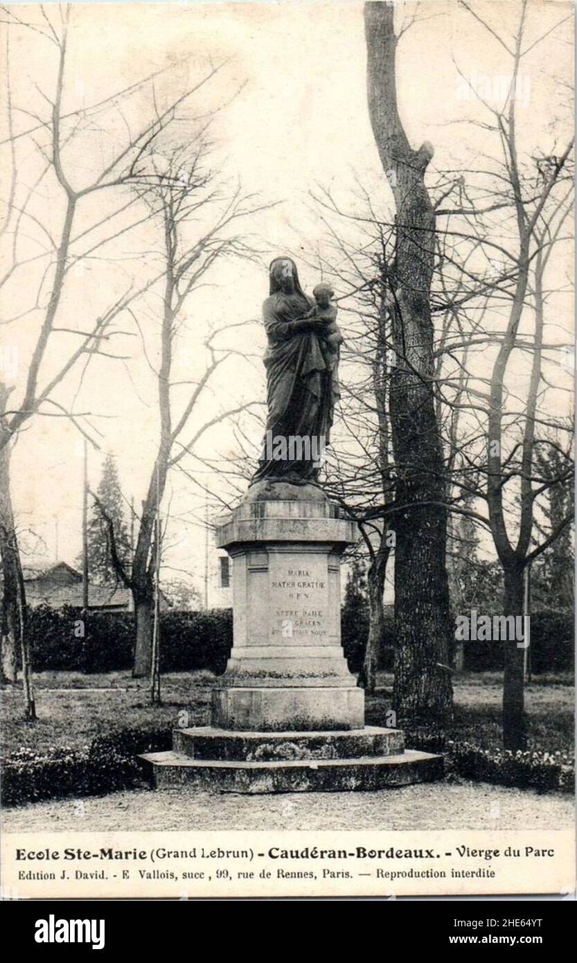 Sainte-Marie Grand Lebrun - 25 - Vierge du Parc Stock Photo - Alamy