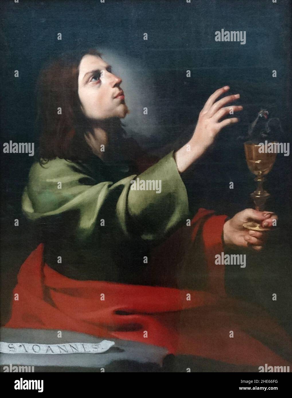 Saint-Jean l'évangéliste – José de Ribera Stock Photo - Alamy
