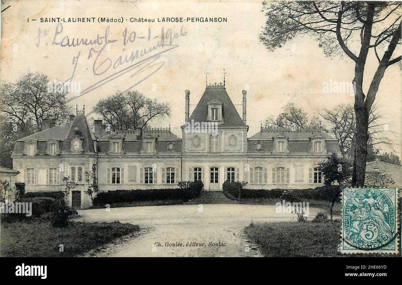Chateau larose perganson hi-res stock photography and images - Alamy