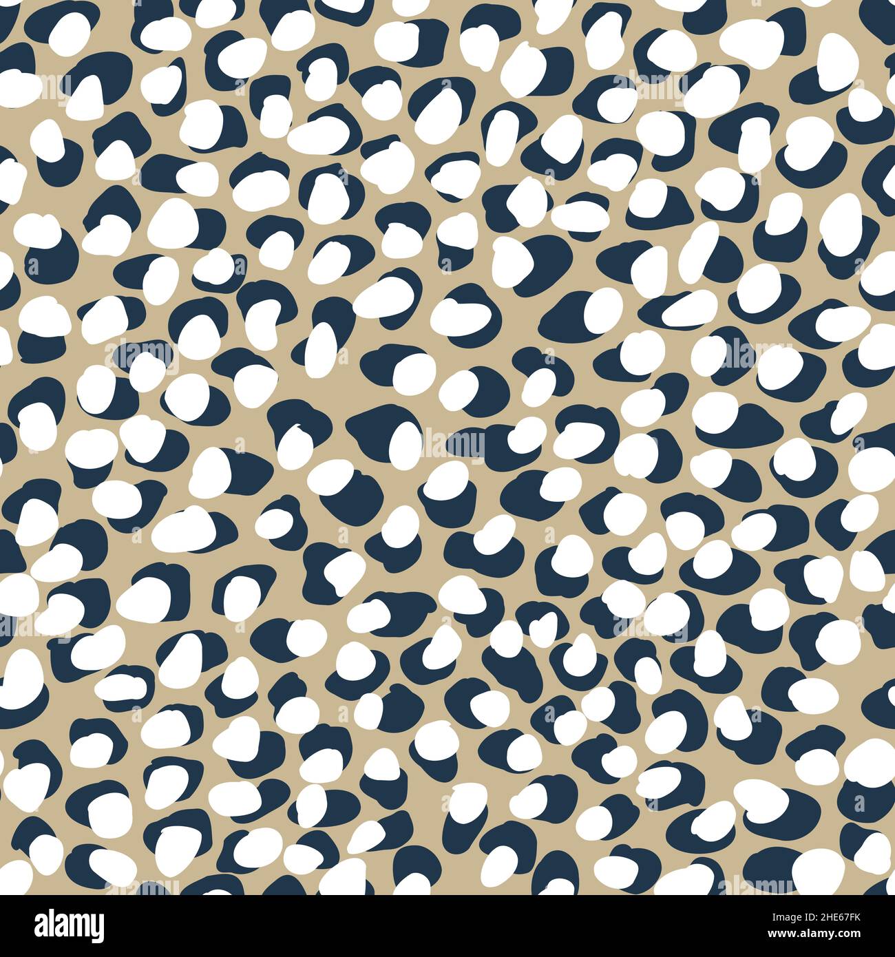 Leopard seamless pattern set. Animal skint print. Vector cool jaguar ...