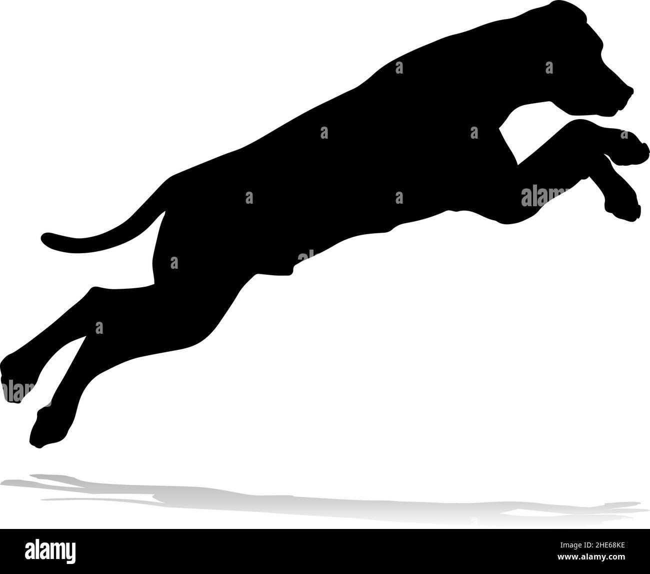 Dog Silhouette Pet Animal Stock Vector Image & Art - Alamy