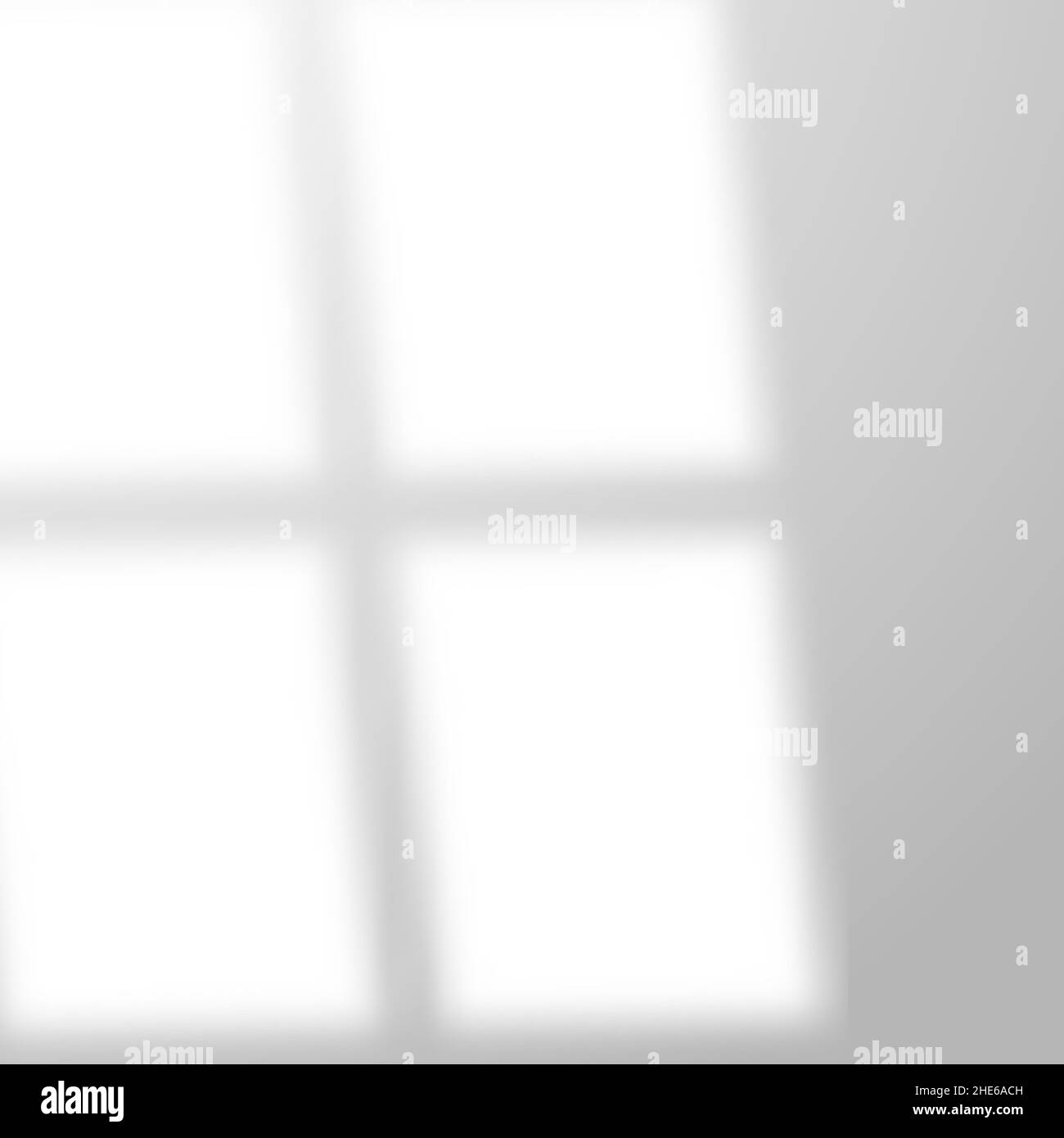 Overlay window summer light. Vector realistic sunlight mockup effect ...