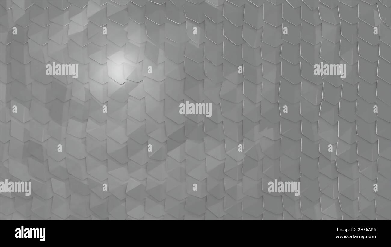 Abstract Metallic Background Random Motion, 3d Loopable Animation ...