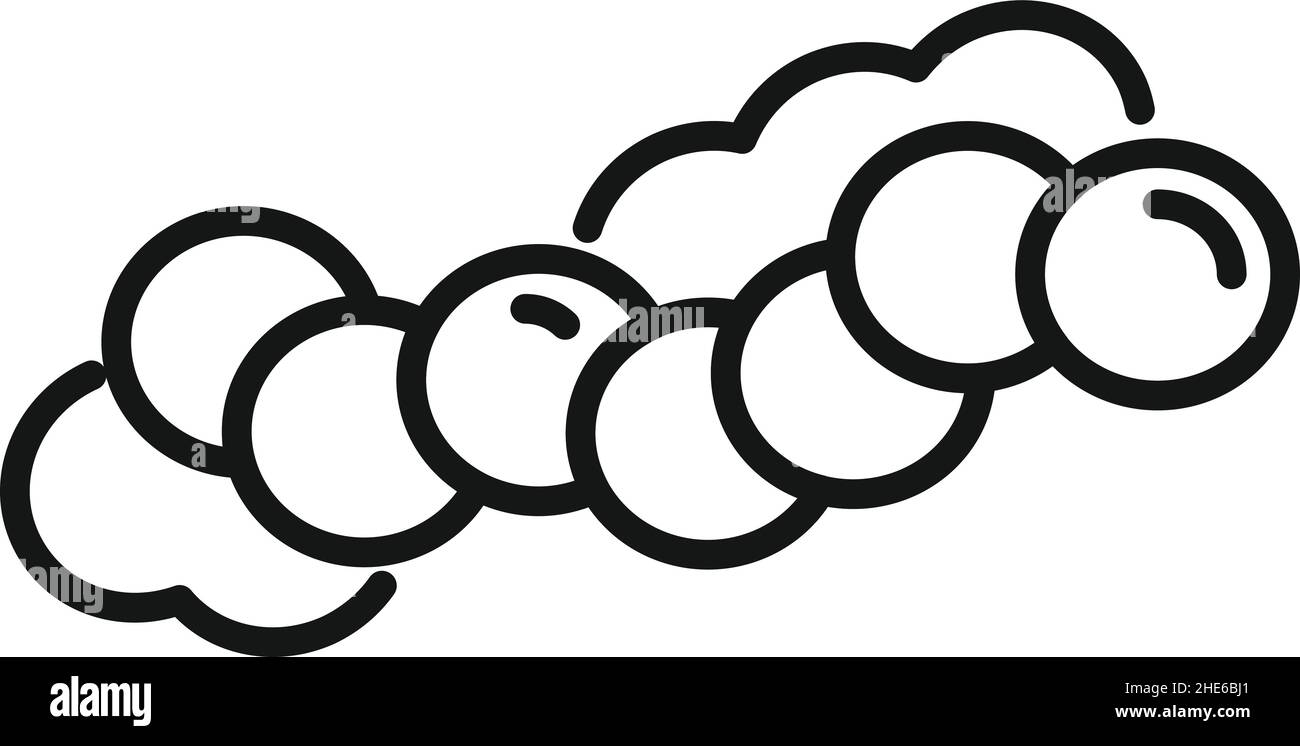 Tonsillitis bacteria icon outline vector. Tonsil anatomy. Disease ...