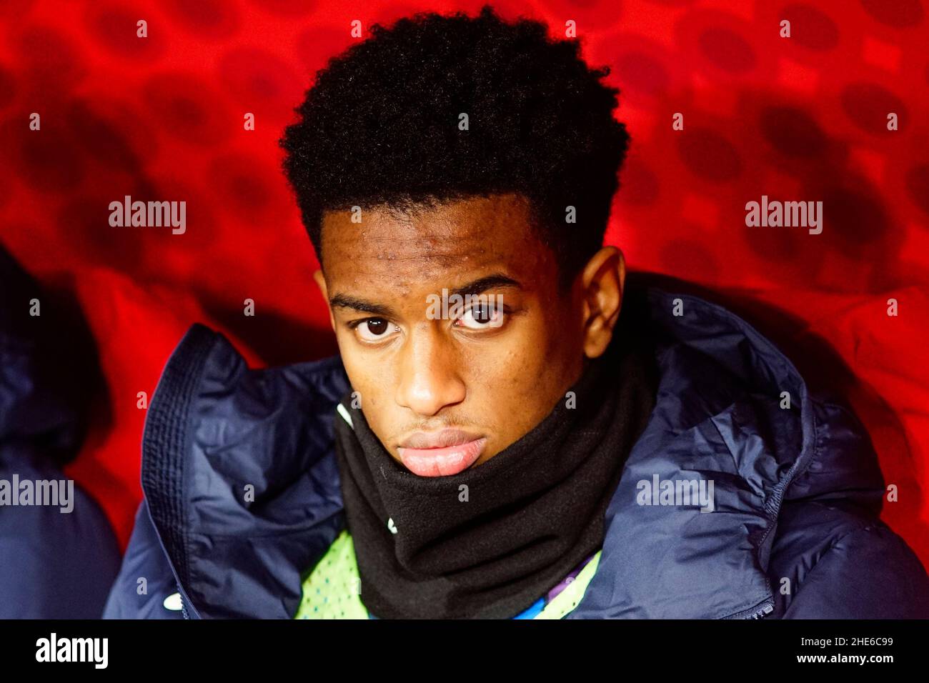 Alejandro Balde seen during the La Liga Santander match between Granada ...