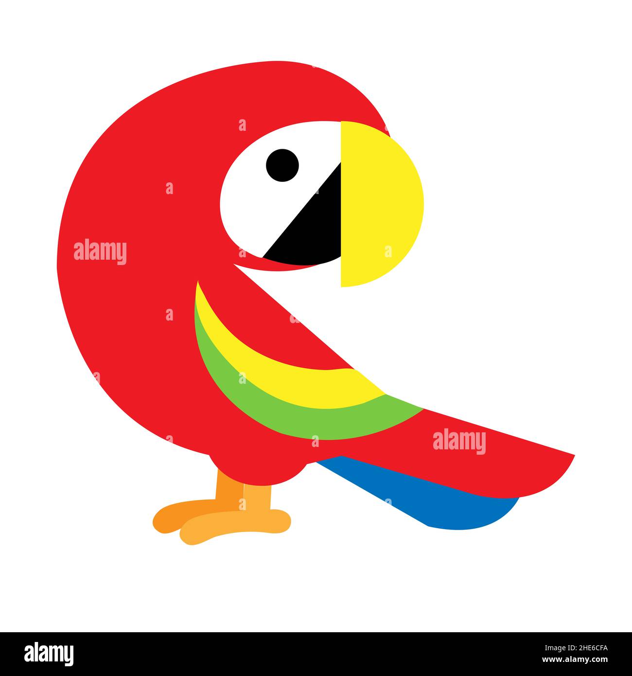 Flying Parrot Clip Art