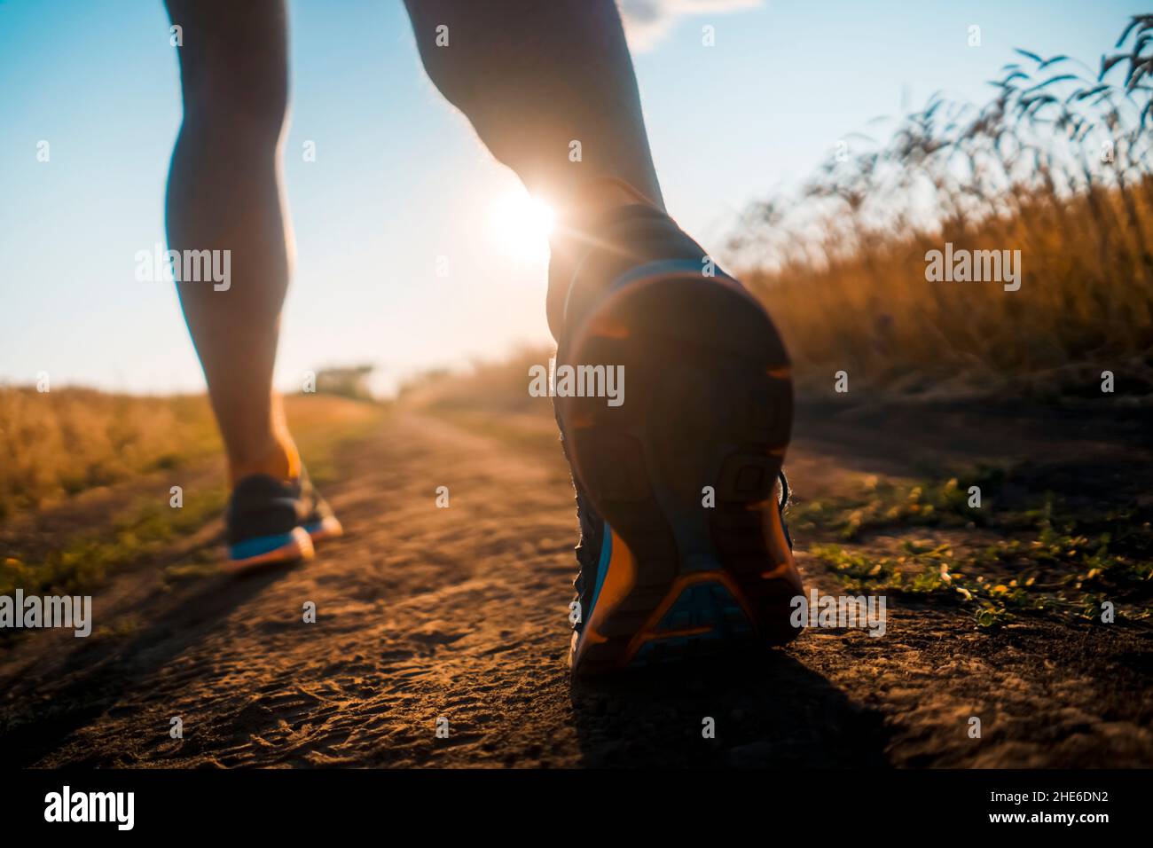 Male feet sporty man running hi-res stock photography and images - Alamy