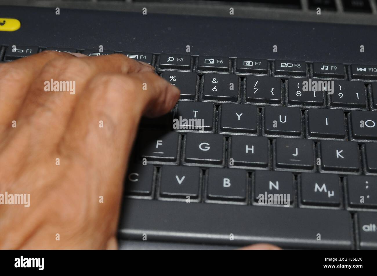 Copenhagen/Denmark./09 Januaryr 2022/ Keyboard in various langae ...