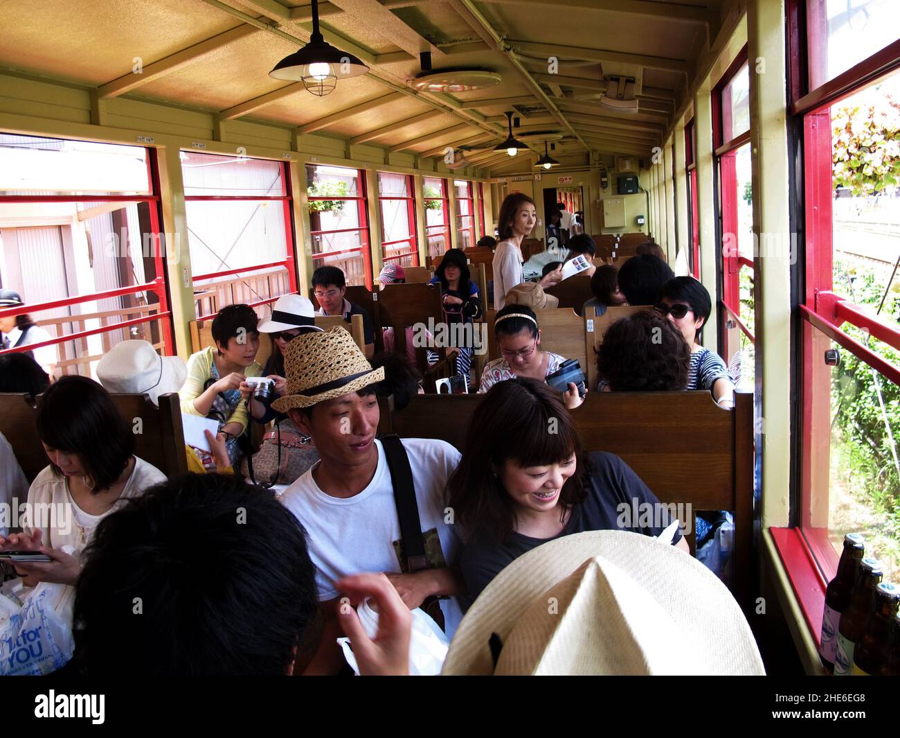 Classic antique vintage retro train for japanese people foreign ...